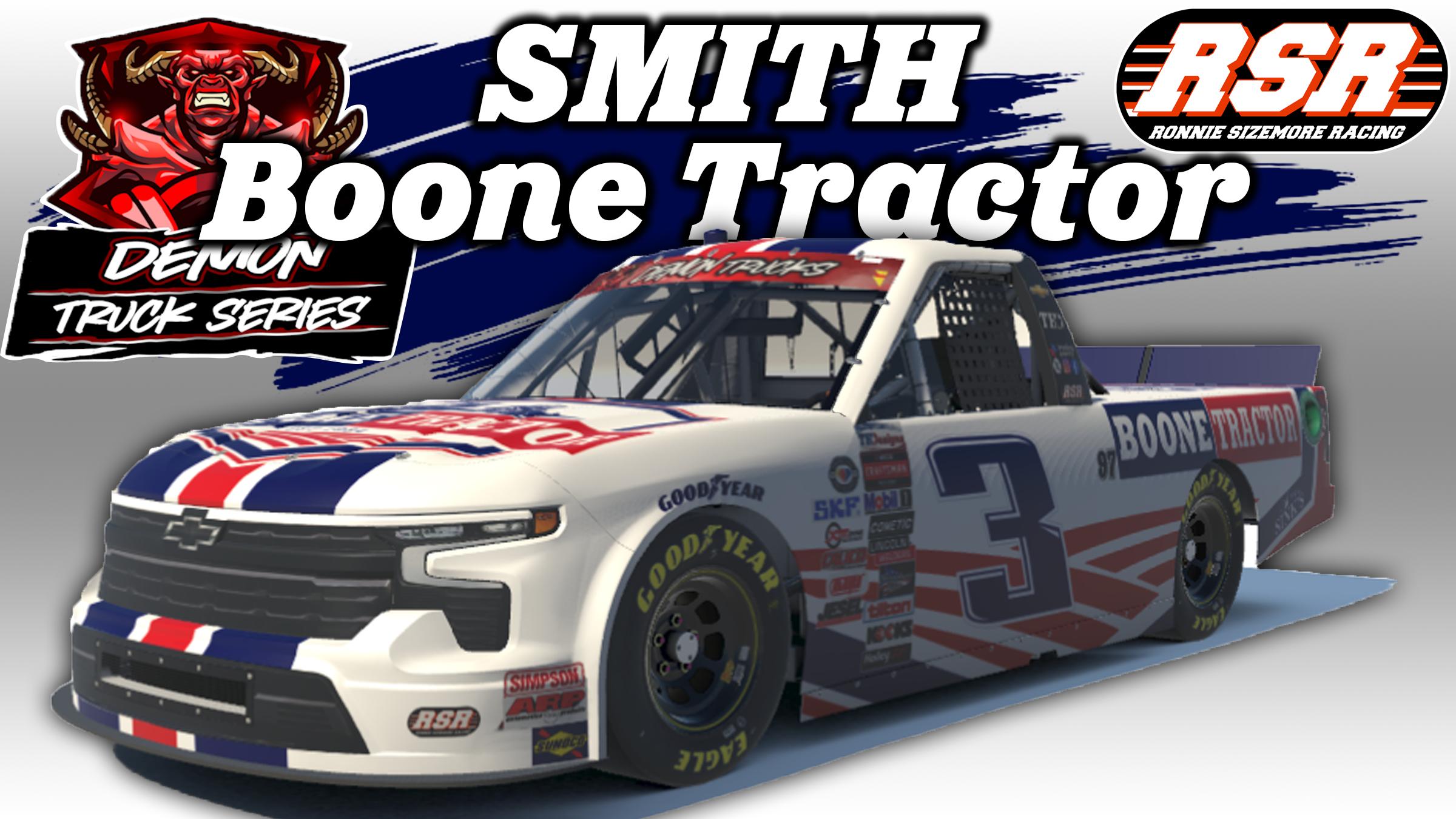 #3 - Gary Smith - RSR - Ronnie Sizemore Racing - Boone Tractor - 2024 ...