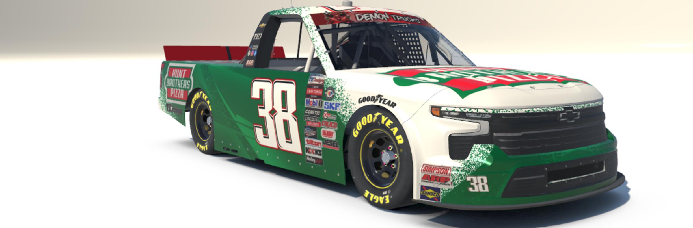 #38 - Justin Potts - RSR - Ronnie Sizemore Racing - Hunt Brothers Pizza ...