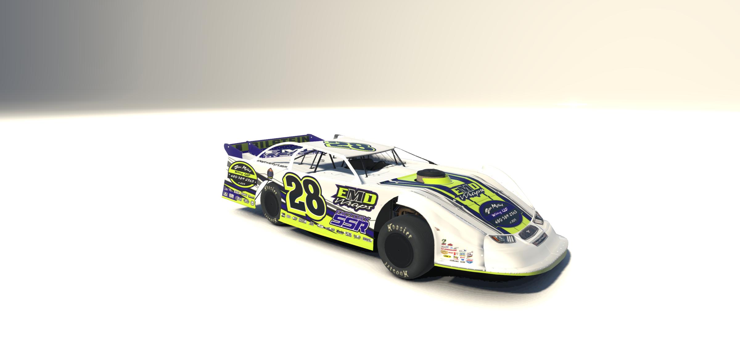 Brody Center Late Model by Clay Erickson - Trading Paints