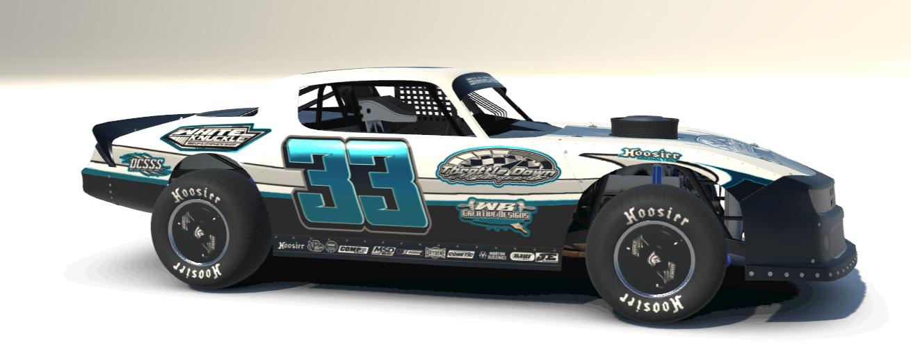 Dillon Simmons WHT GRY TEAL BLK by Wade B. - Trading Paints