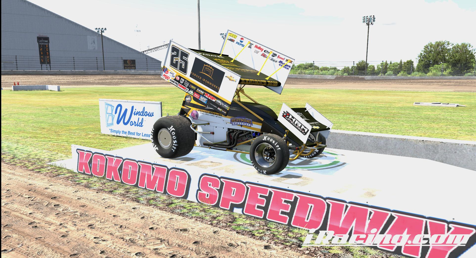 #25 Forged Ironworks Winged Sprint Car by Kendrick Hom - Trading Paints