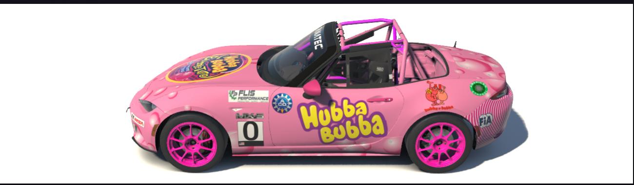 Hubba Bubba Mazda MX5 2016 TGA by Charlie Hamilton Jr - Trading Paints