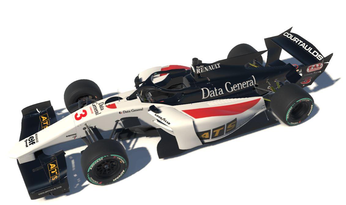 1986 Tyrrell Renault 015 for SF23 by Paul R Chaloner - Trading Paints