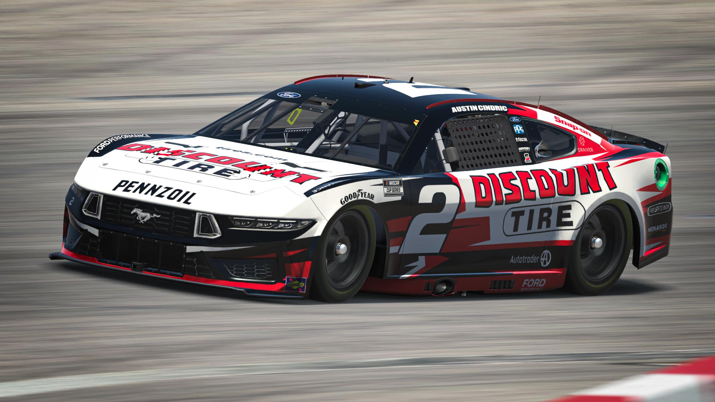 Discount Tire Fictional Cindric by Trevor Klaus - Trading Paints