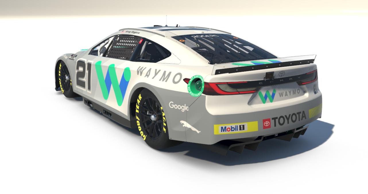 2024 Waymo NASCAR Next Gen Toyota Camry by Greg C Rogers - Trading Paints