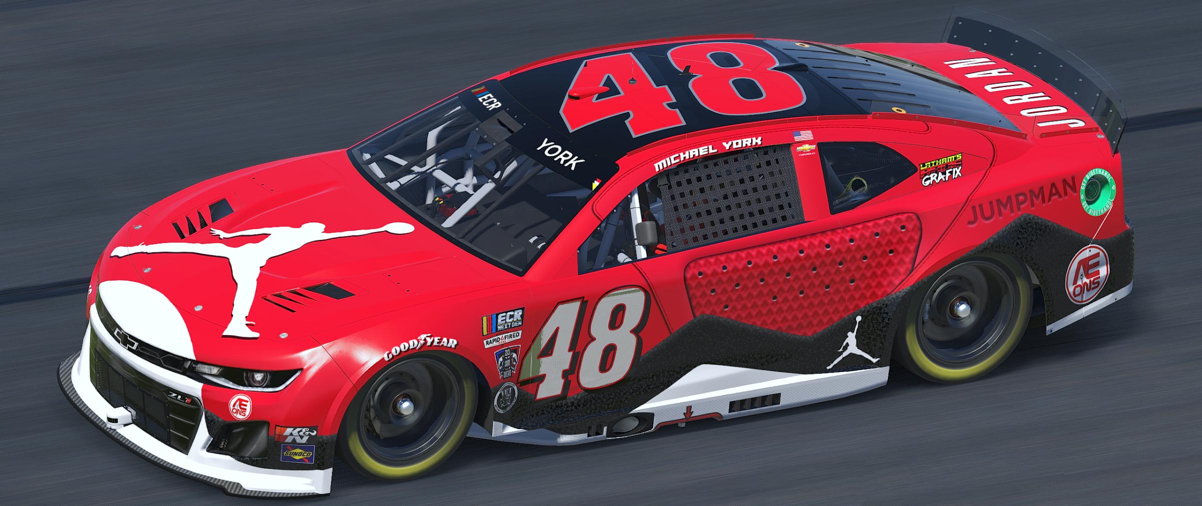 2024 - #48 Michael York Jordan Brand Chevrolet Camaro ZL1 by Timothy ...