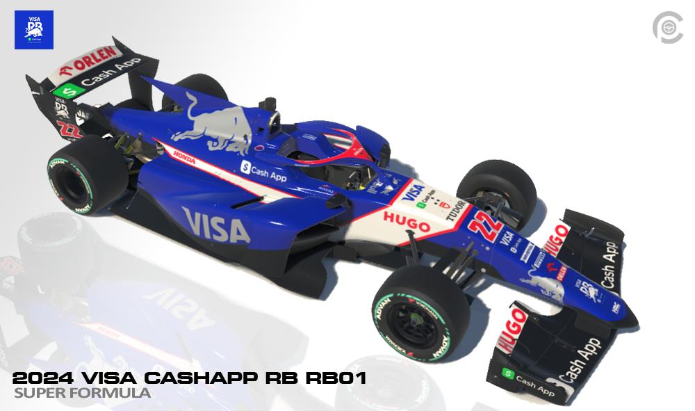 2024 Visa CashApp RB RB01 for SF23 by Paul R Chaloner - Trading Paints