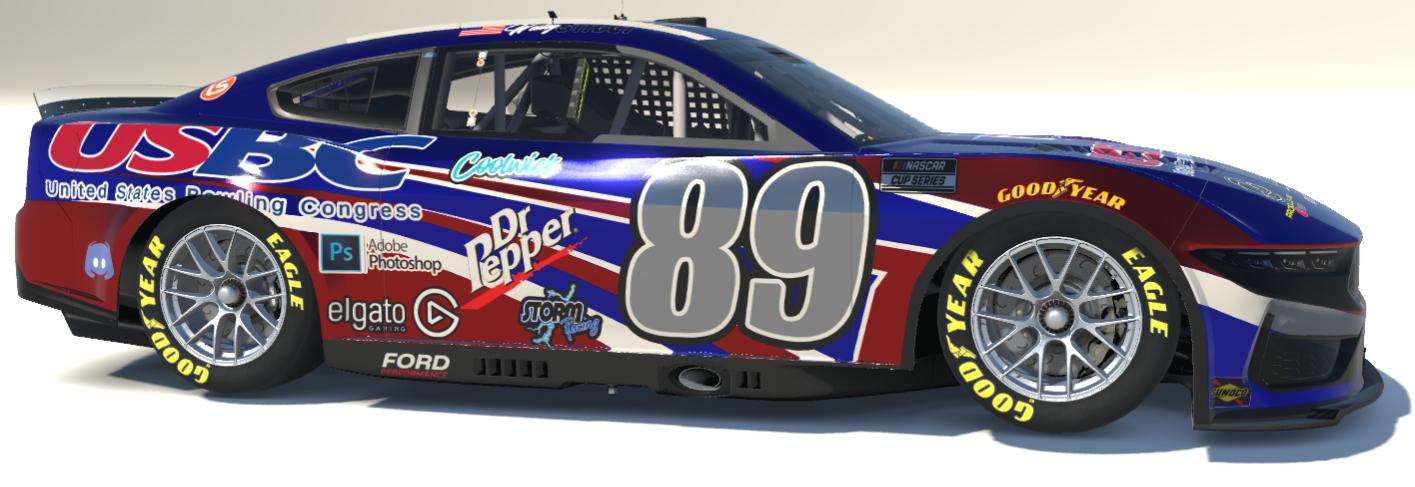 #89 USBC 2024 Mustang by Wesley Strait - Trading Paints