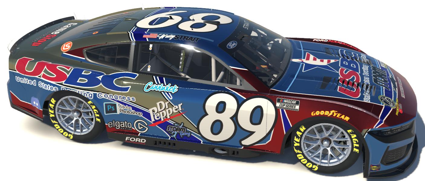 #89 USBC 2024 Mustang by Wesley Strait - Trading Paints