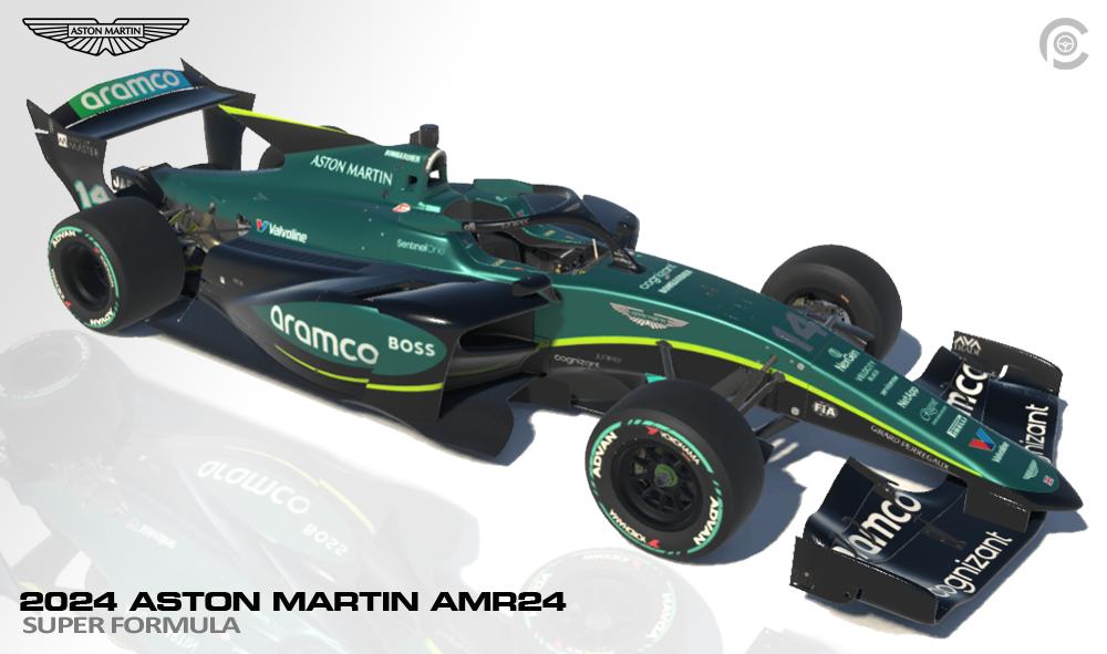2024 Aston Martin AMR24 for SF23 by Paul R Chaloner - Trading Paints