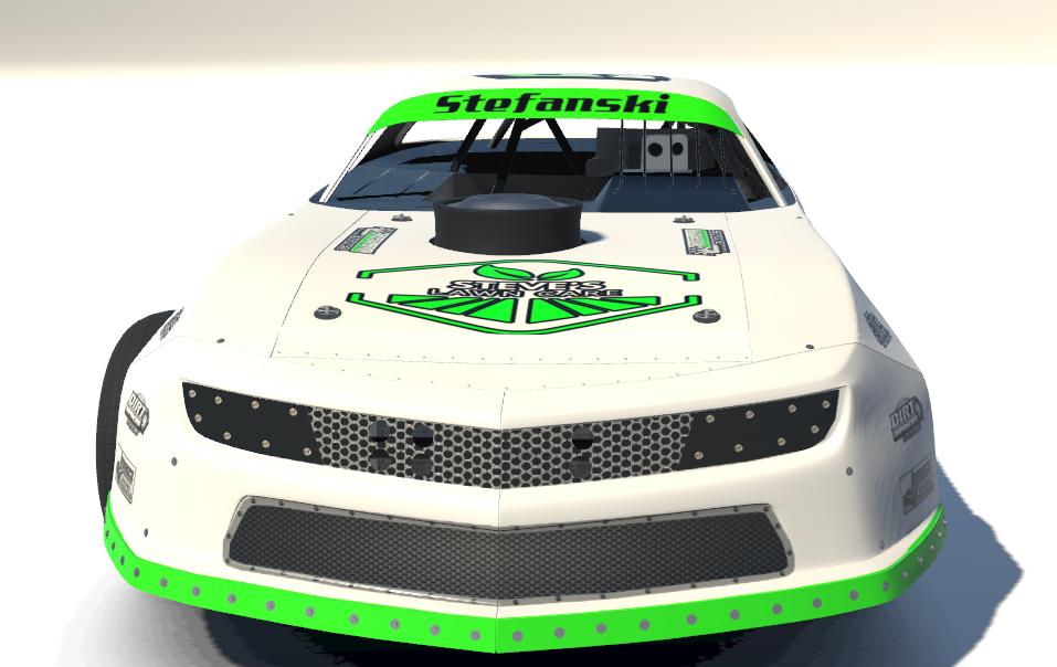 Evan Stefanski GRN WHT BLK DSS by Wade B. - Trading Paints