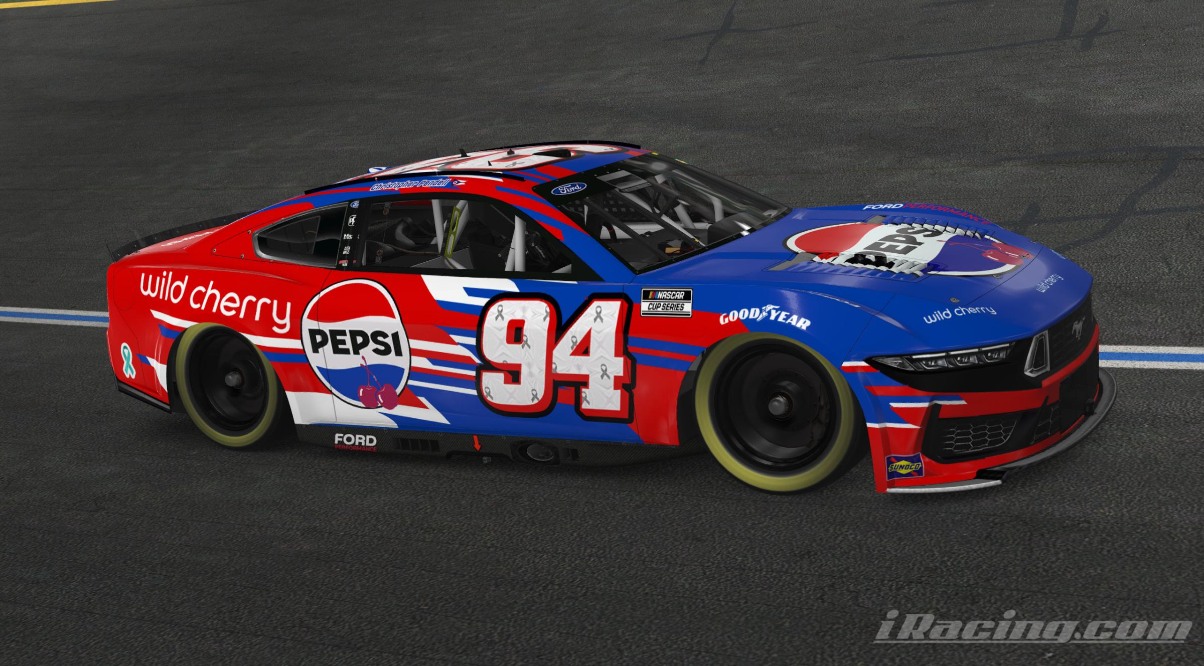 Pepsi Wild Cherry - Christopher Pendell - #94 by Blake H. - Trading Paints