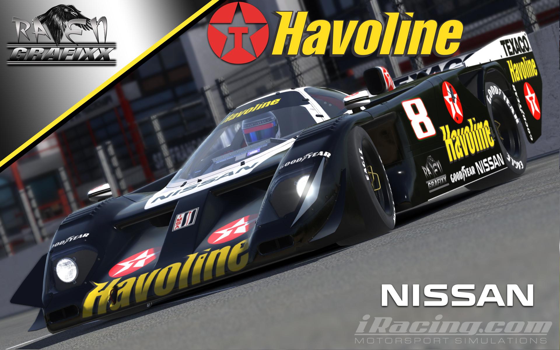Havoline Nissan GTP ZXT by Doyle Lowrance - Trading Paints