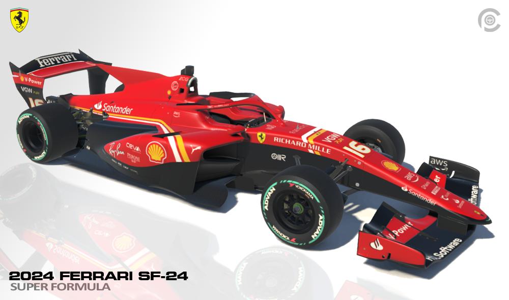 2024 Ferrari SF-24 for SF23 by Paul R Chaloner - Trading Paints