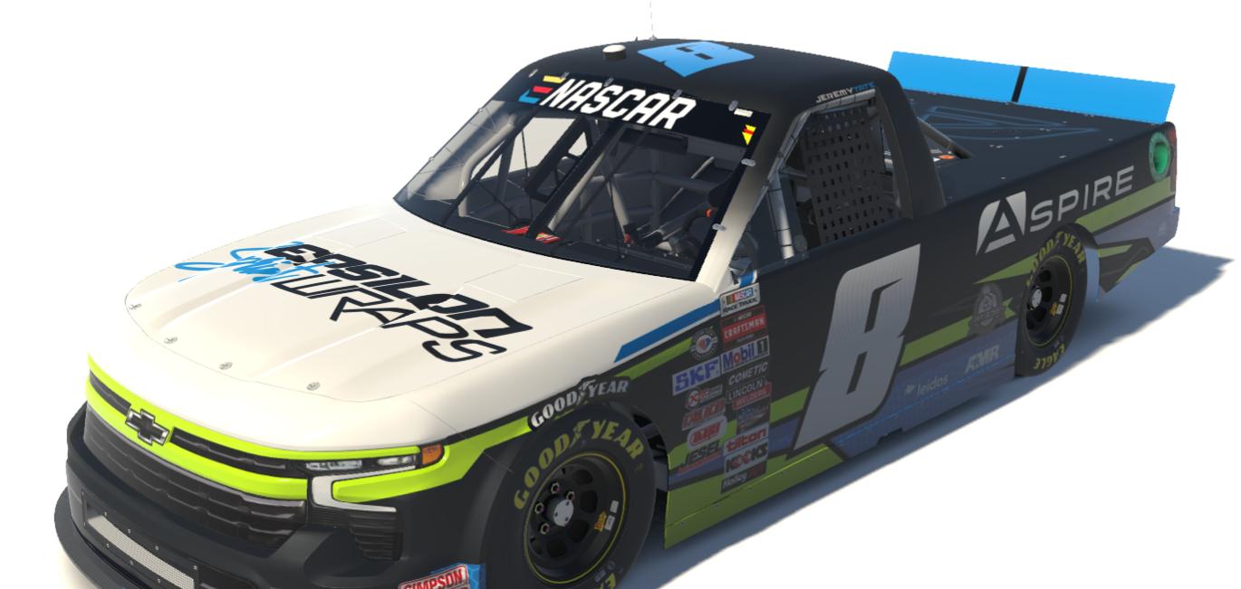 #8 Jeremy Tate Aspire Sim Racing Silverado - Road to Pro Edition by ...