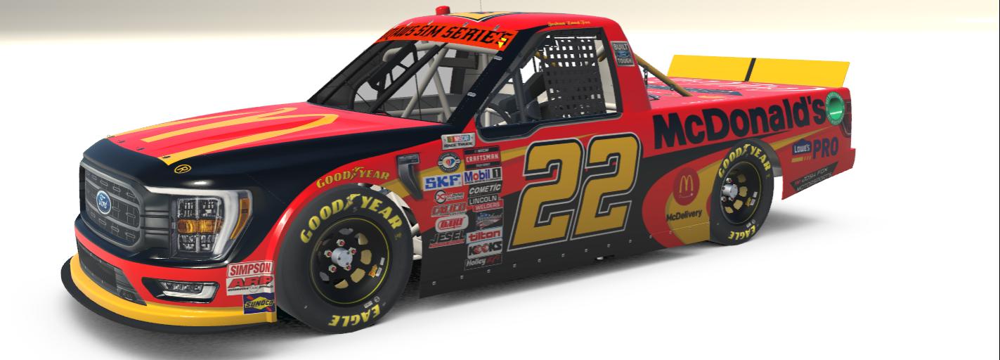 Josh Fox #22 McDonalds Ford by Joshua Land Fox - Trading Paints