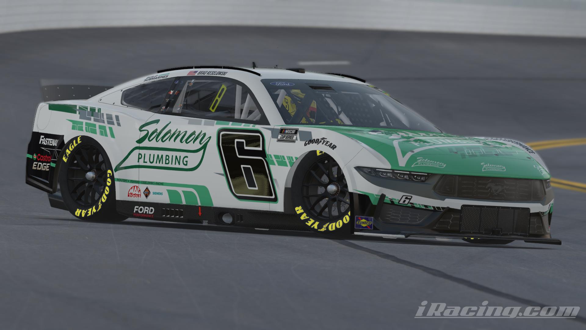 Brad Keselowski - 2024 Solomon Plumbing by Jared W. - Trading Paints