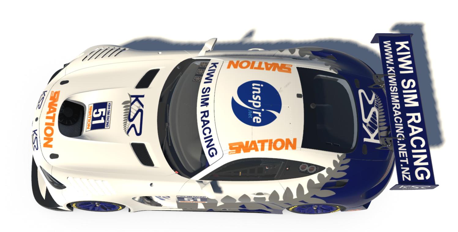 KSR - Kiwi Sim Racing - Mercedes Evo GT3 by Matthew Pluck2 - Trading Paints