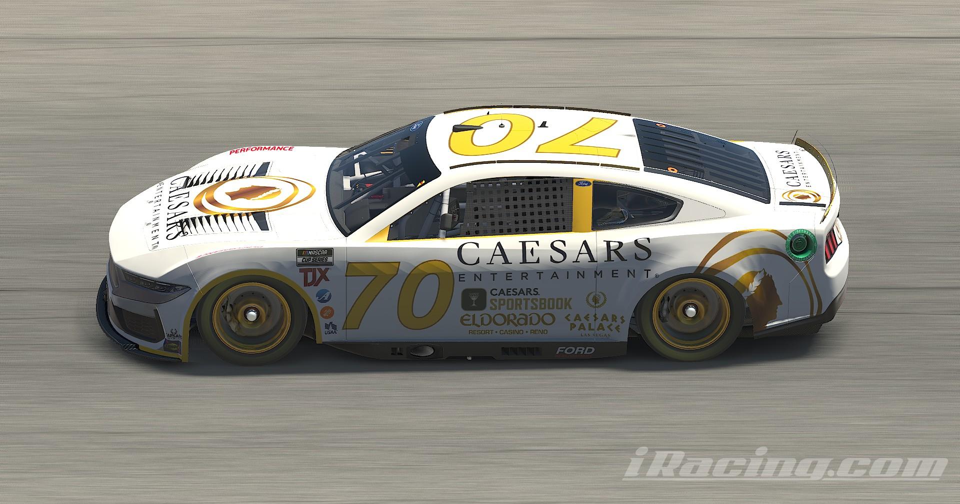Caesars Entertainment NASCAR Next Gen Ford Mustang by William Furniss ...