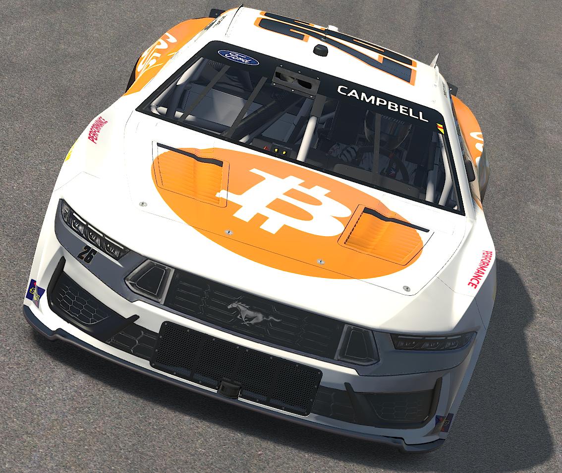 24 NextGen Mustang - Bitcoin Bitcar by Chance Campbell - Trading Paints