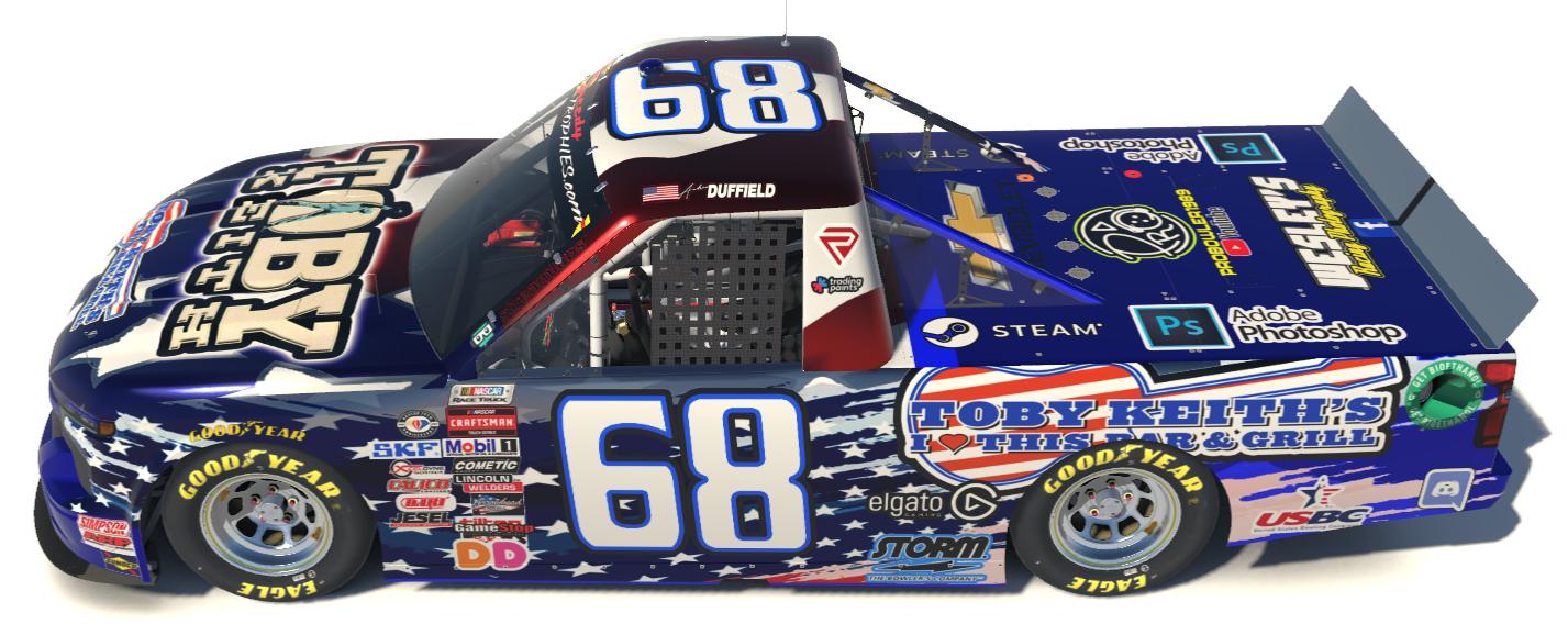 #68 Toby Keith Chevy Truck by Wesley Strait - Trading Paints