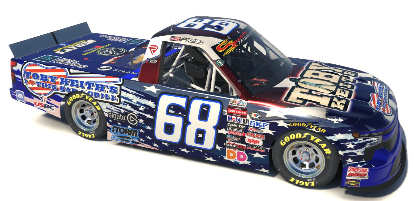 #68 Toby Keith Chevy Truck by Wesley Strait - Trading Paints