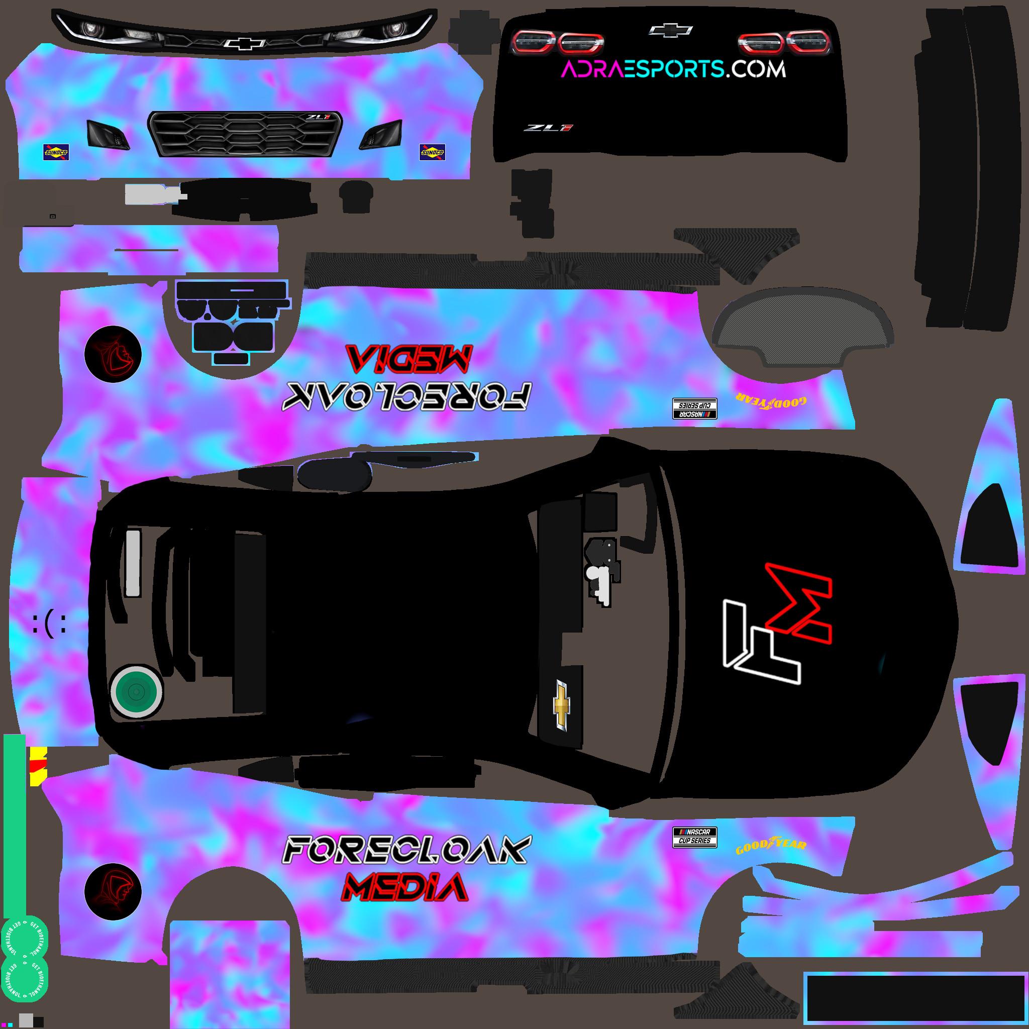 ADRA Black Tie-Dye by Adrian A. Fernandez - Trading Paints
