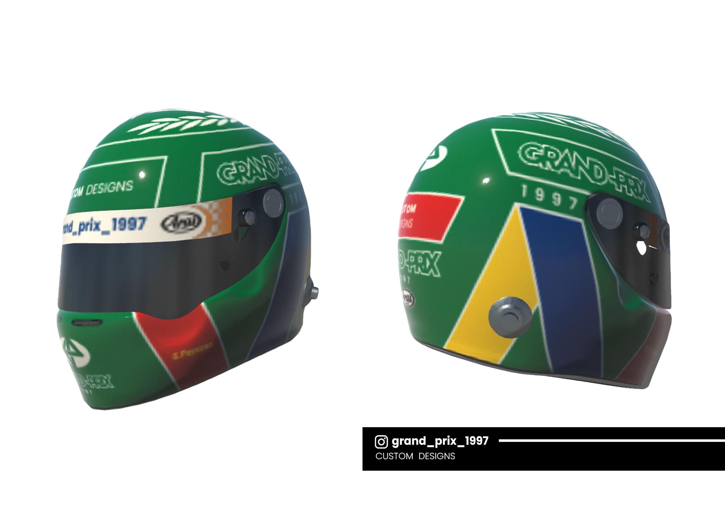 @grand_prix_1997 custom design n°22 Arlequin green by Gaël Payssan ...