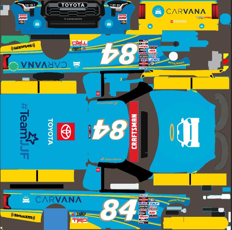 Jimmie Johnson Carvana Toyota TRD Paint by John Kierce - Trading Paints