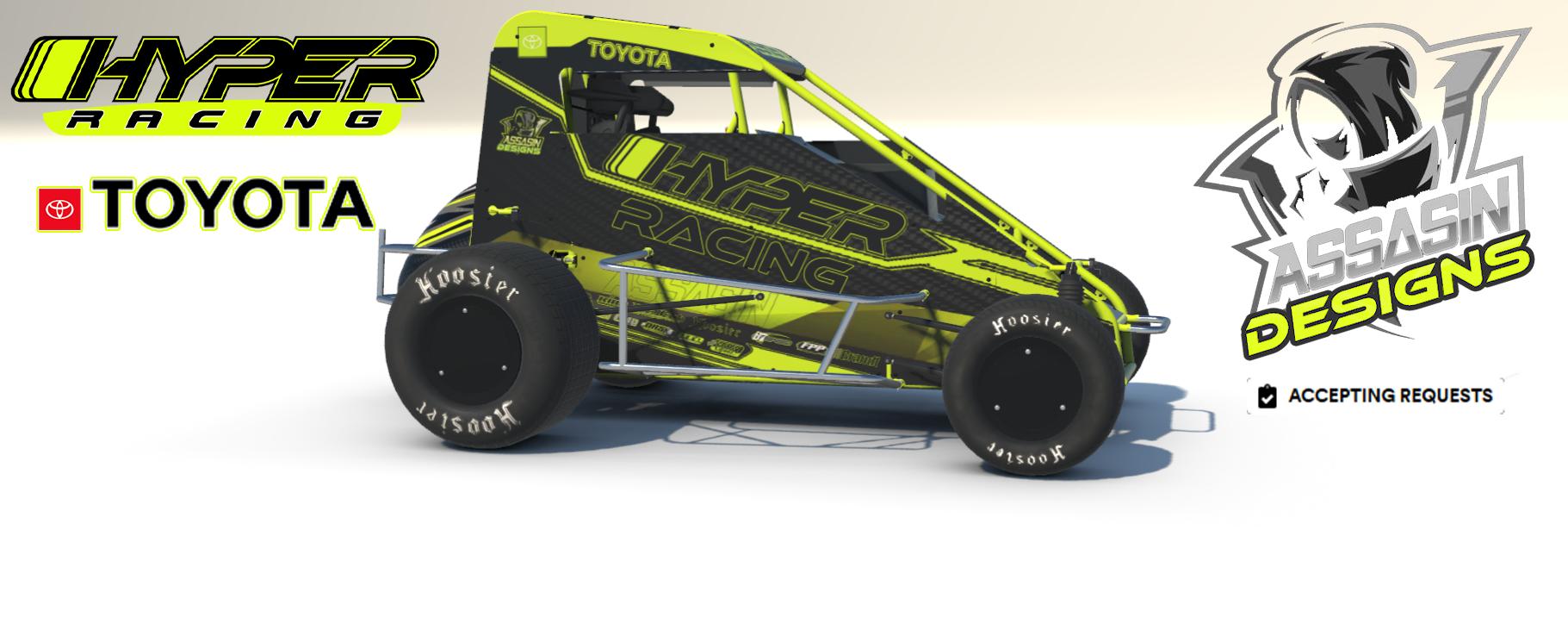 HYPER Racing CarbonFiberYellow NO NUM by Austin M. - Trading Paints