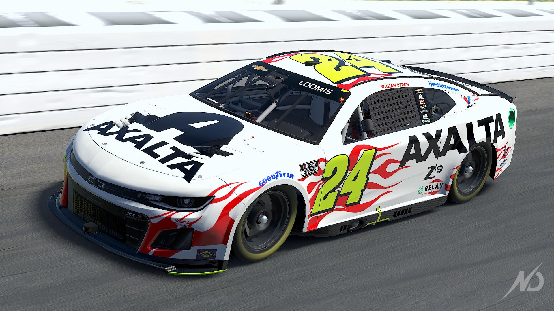 William Byron Axalta 2024 Sim Stamped by Colton Loomis - Trading Paints