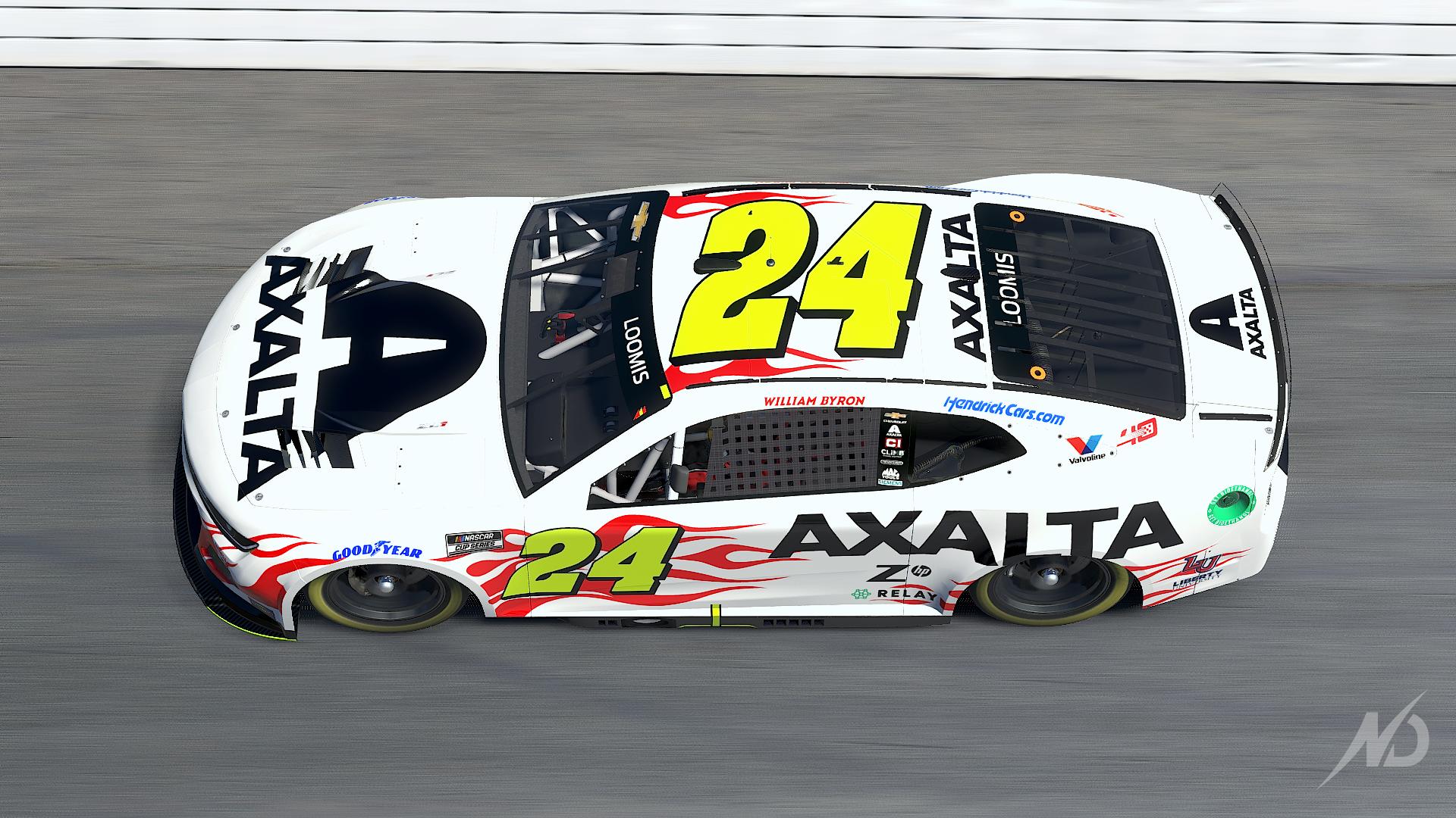 William Byron Axalta 2024 Sim Stamped by Colton Loomis - Trading Paints
