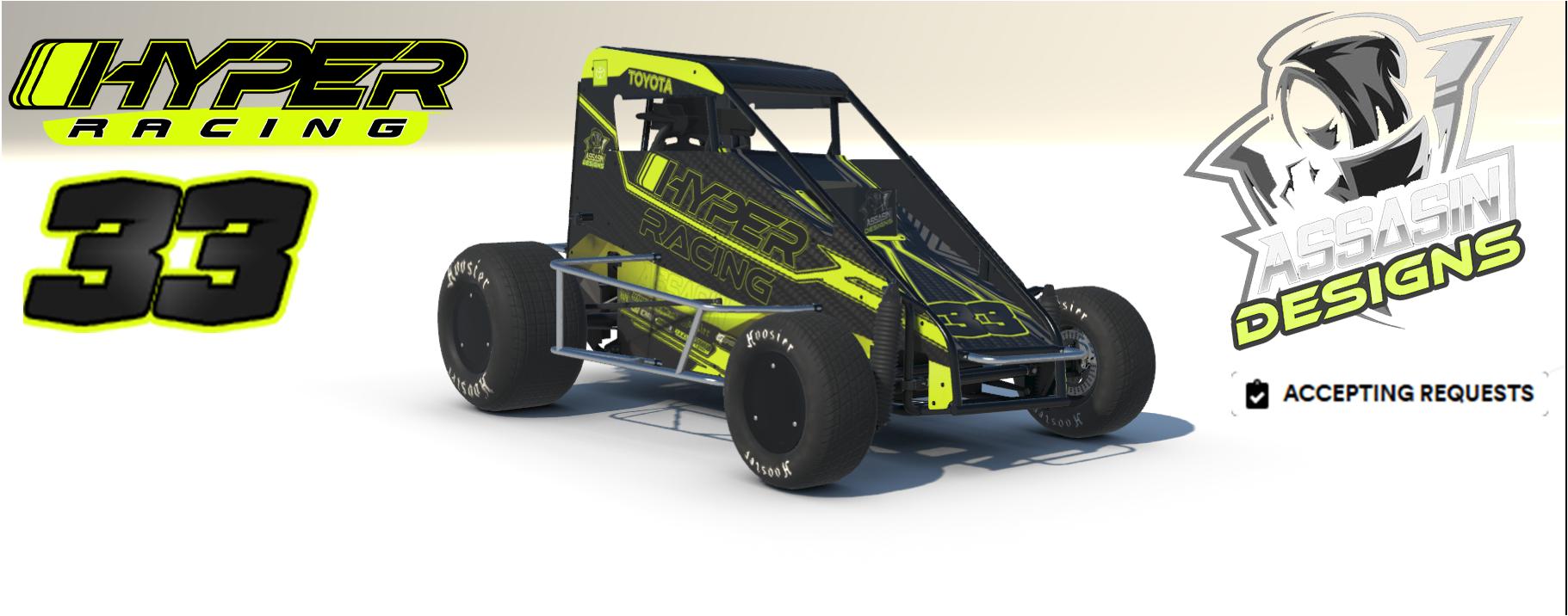 Carbon HYPER Racing 33 by Austin M. - Trading Paints