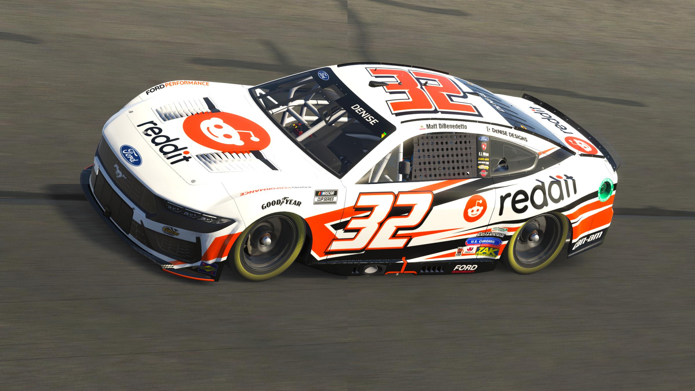 Matt DiBenedetto Reddit Go Fas Racing Mustang 2024 Stamped Number by ...