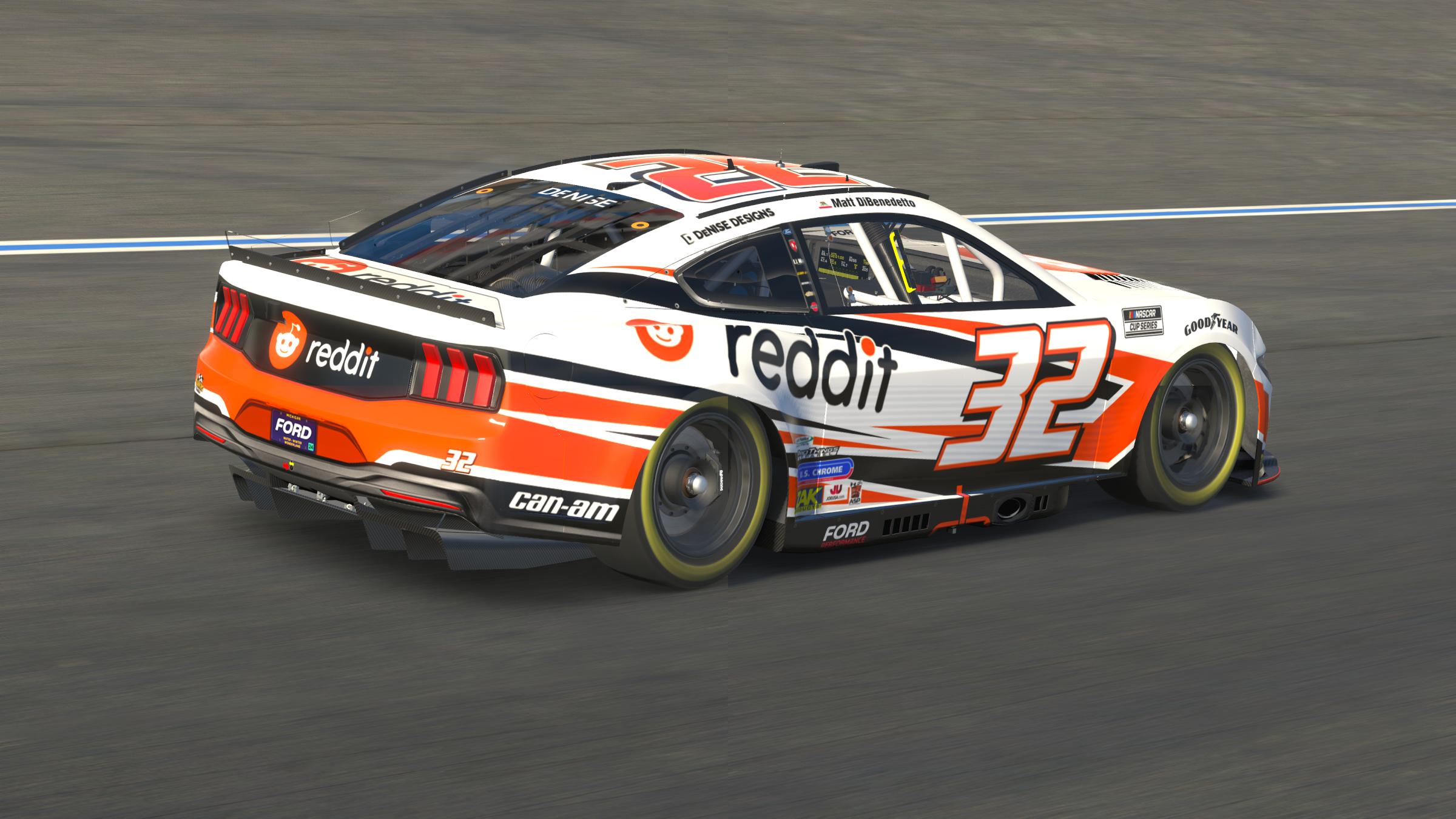 Matt DiBenedetto Reddit Go Fas Racing Mustang 2024 Stamped Number by ...