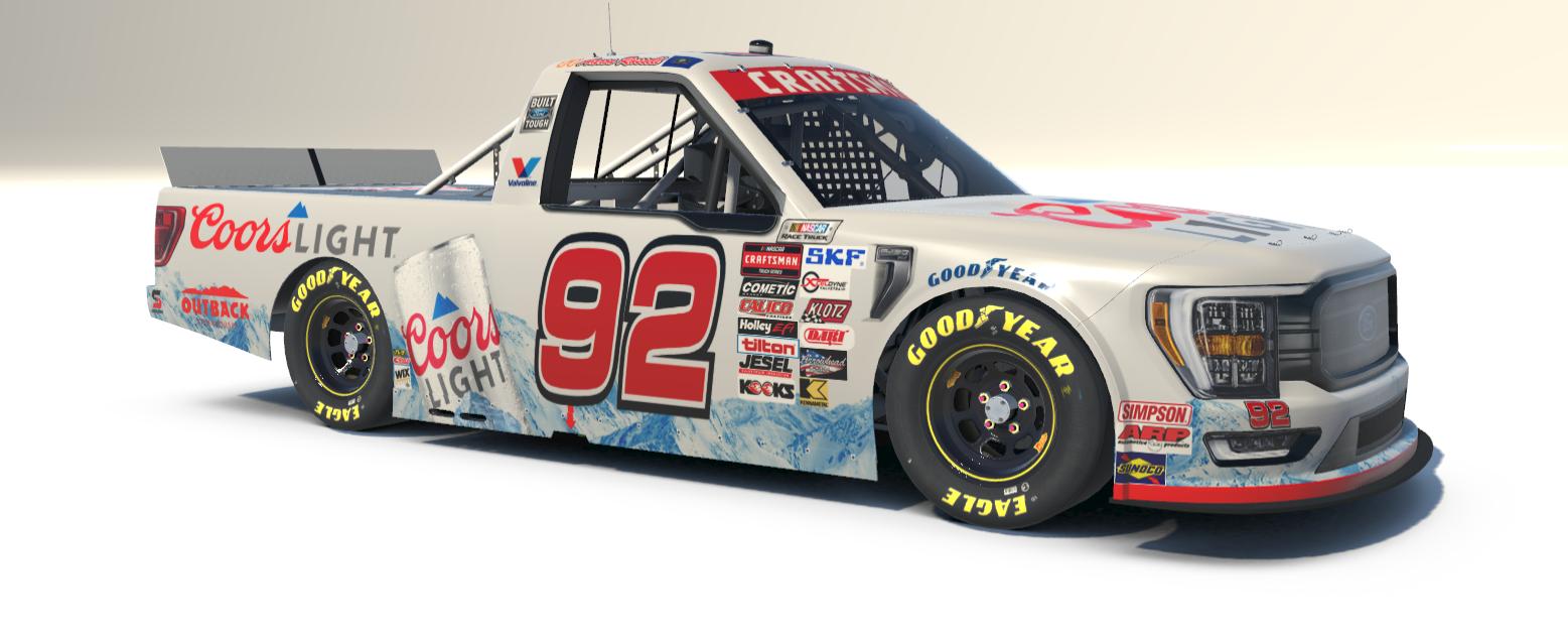 Aaron Russell 2024 Coors Light NN by Aaron Russell - Trading Paints