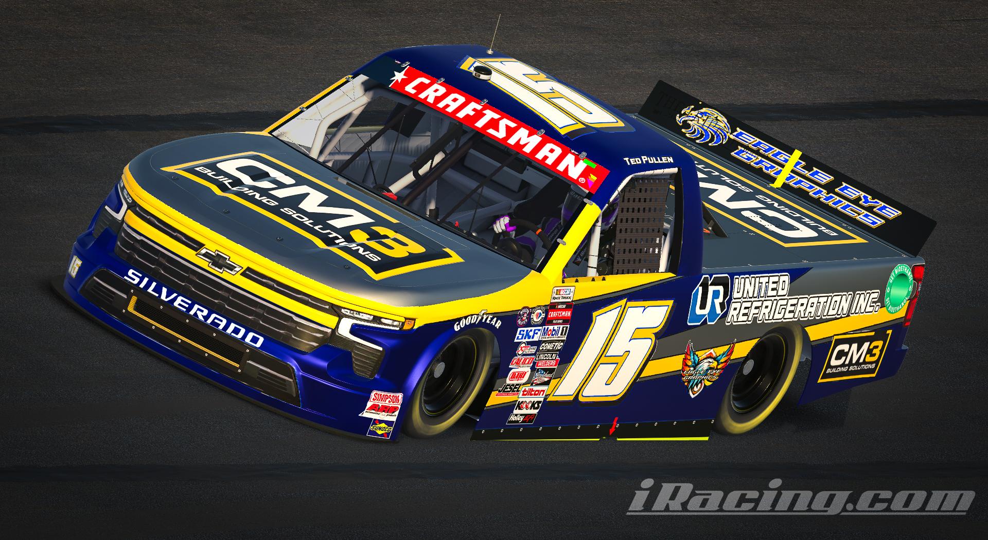 Ted Pullen Silverado Yellow Blue by Randy B. - Trading Paints