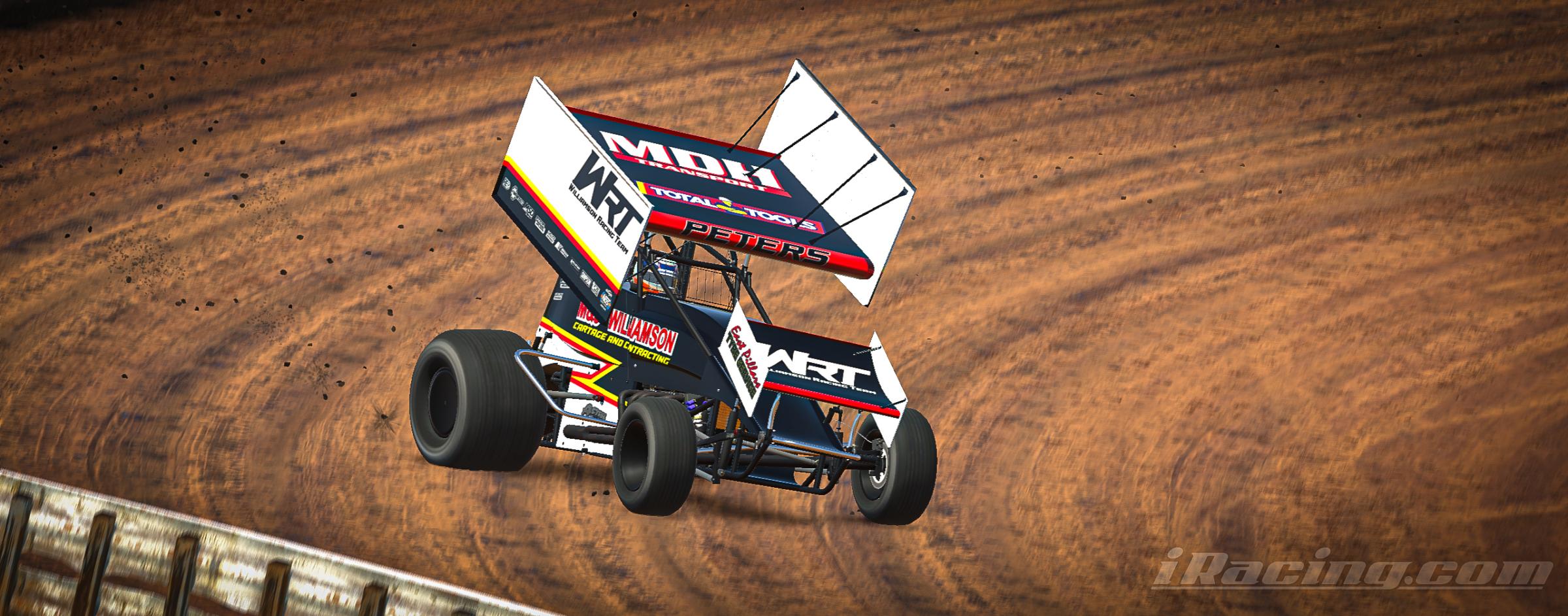 Jack Williamson Replica Dirt Sprint Car (Sim Stamp #s) by Logan Hoskins ...