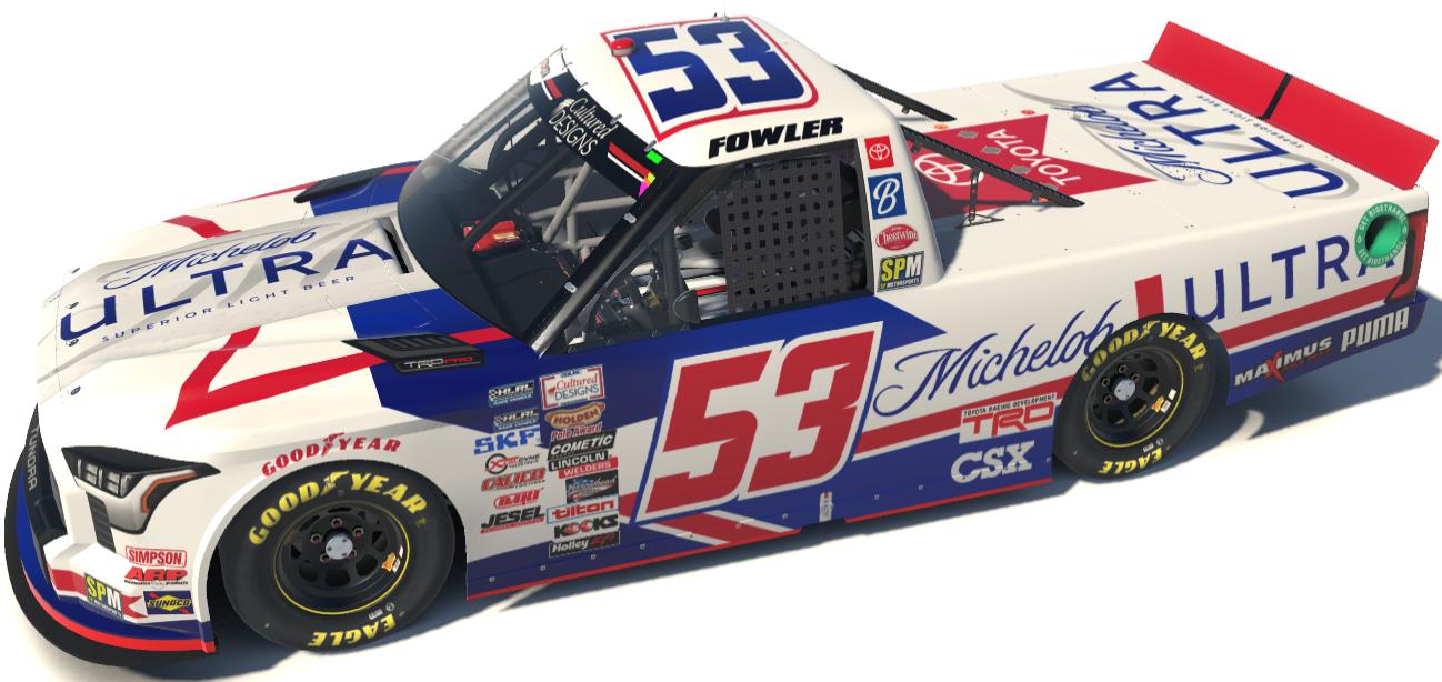 2024 Derek Fowler Alternate 1 by Scott Puckett - Trading Paints