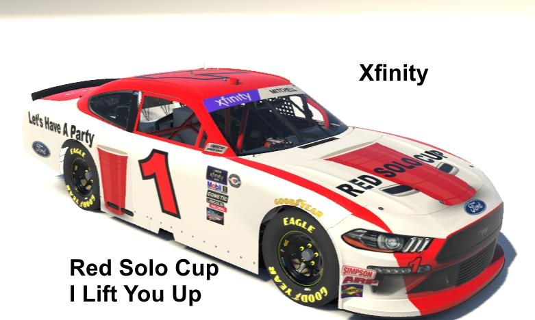 Red Solo Cup Xfinity Ford Mustang by Michael M. - Trading Paints