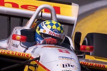 Kenny Brack Shell Helmet by Bruce Funderburg - Trading Paints