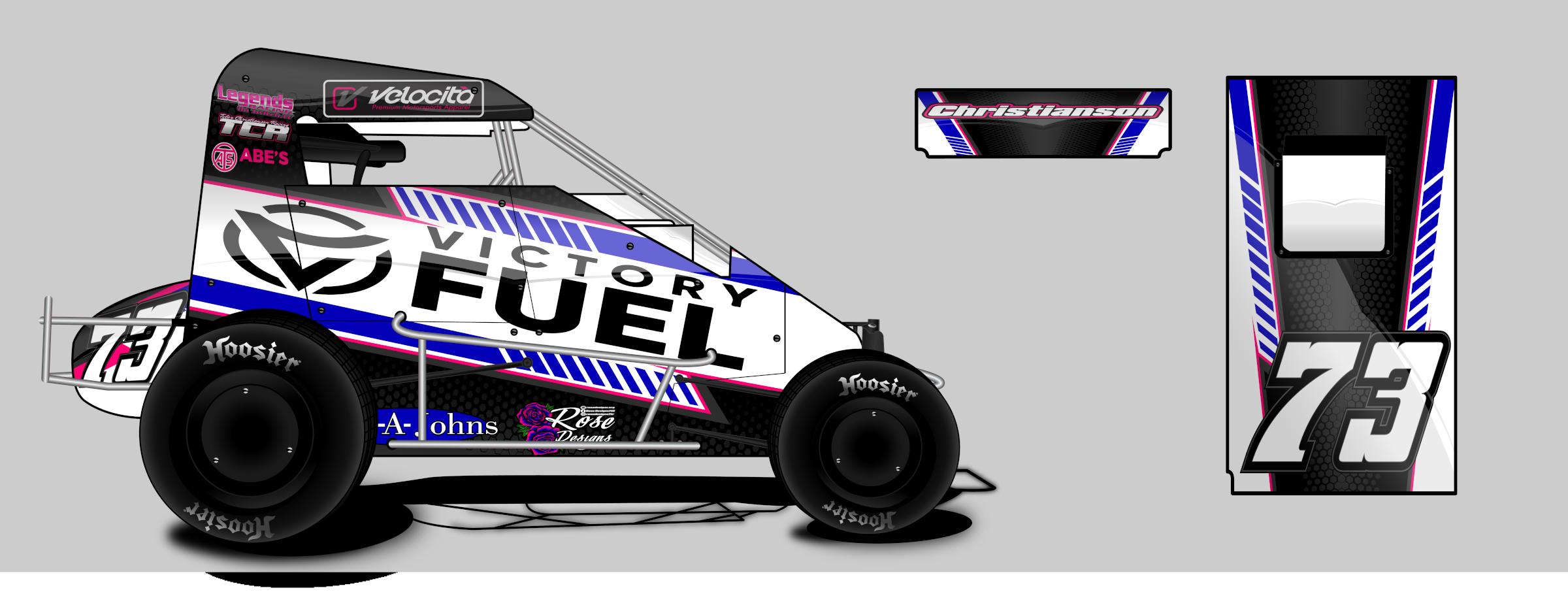 Tyler Christiansons 2024s1 dirt midegt wrap by Mark R Rose - Trading Paints