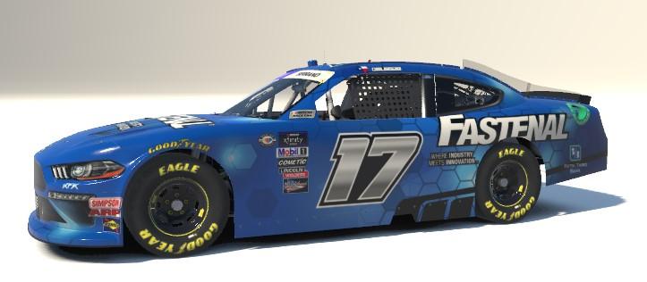 Chris Buescher 2023 Fastenal Xfinity Ford Mustang by Peter Serrano ...