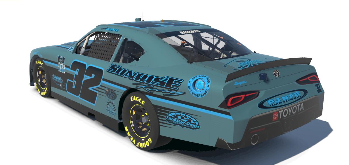 Jacob Stefanski DRK TEAL BLK BLU Xfinity Supra by Wade B. - Trading Paints