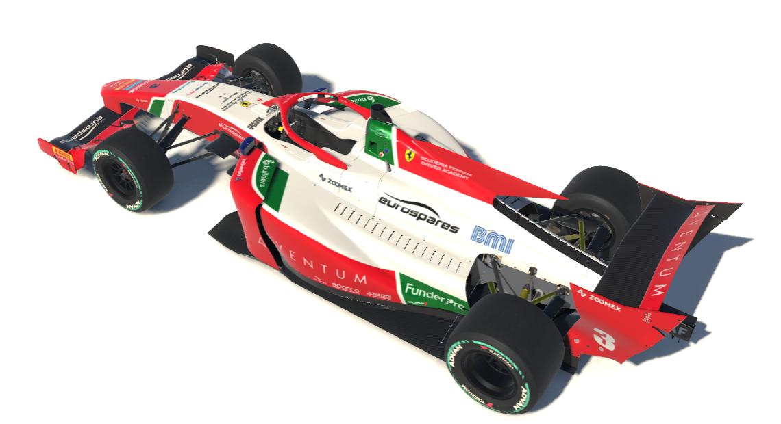 2024 F2 Oliver Bearman - Prema #3 by Paul R Chaloner - Trading Paints