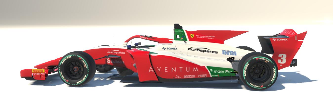 2024 F2 Oliver Bearman - Prema #3 by Paul R Chaloner - Trading Paints