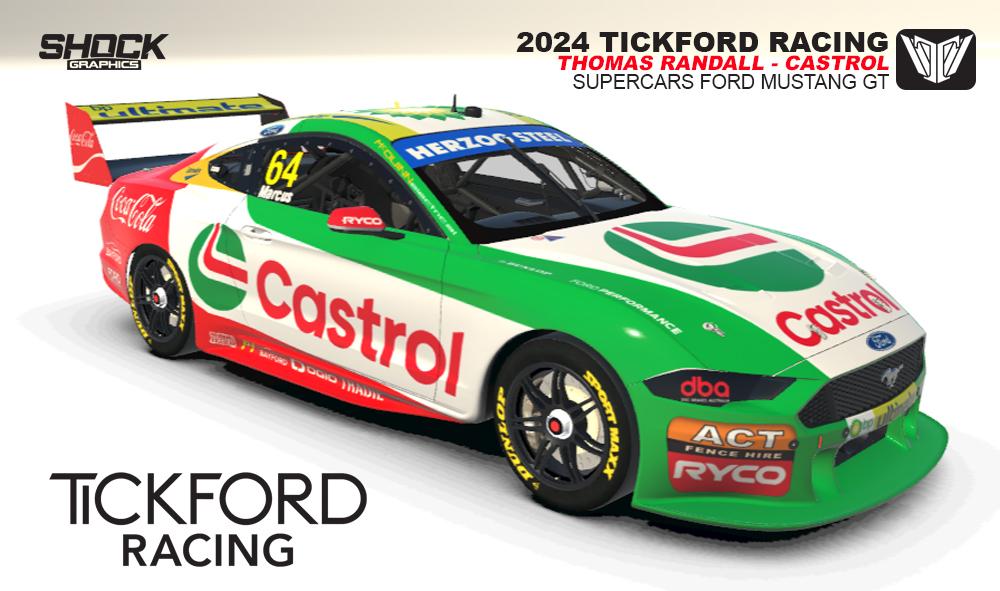 Tickford Racing Thomas Randall [Castrol] by Tyson Marcus - Trading Paints