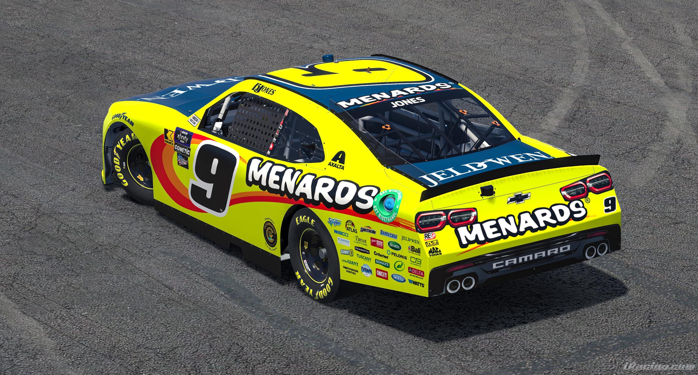 2024 Brandon Jones Menards Jeld-Wen Camaro (No #s) by Ryan A Williams ...
