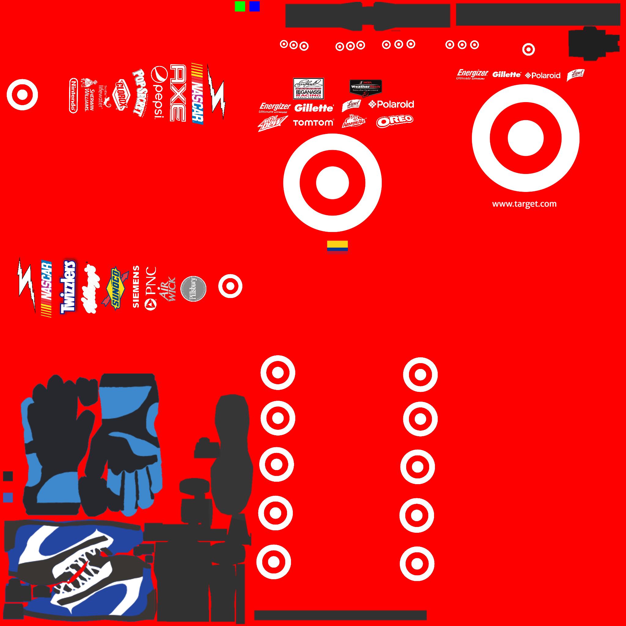 Juan Pablo Montoya 2010 Target Rolex 24 at Daytona Firesuit Throwback by Brenden Broberg ...