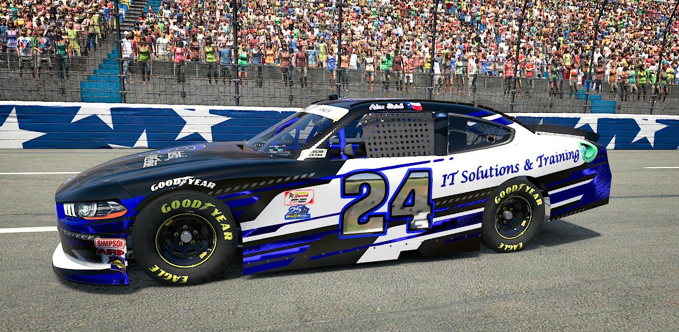 Xfinity Mustang - Sinick Solutions Metallic Blue - Custom # 24 by Adam ...